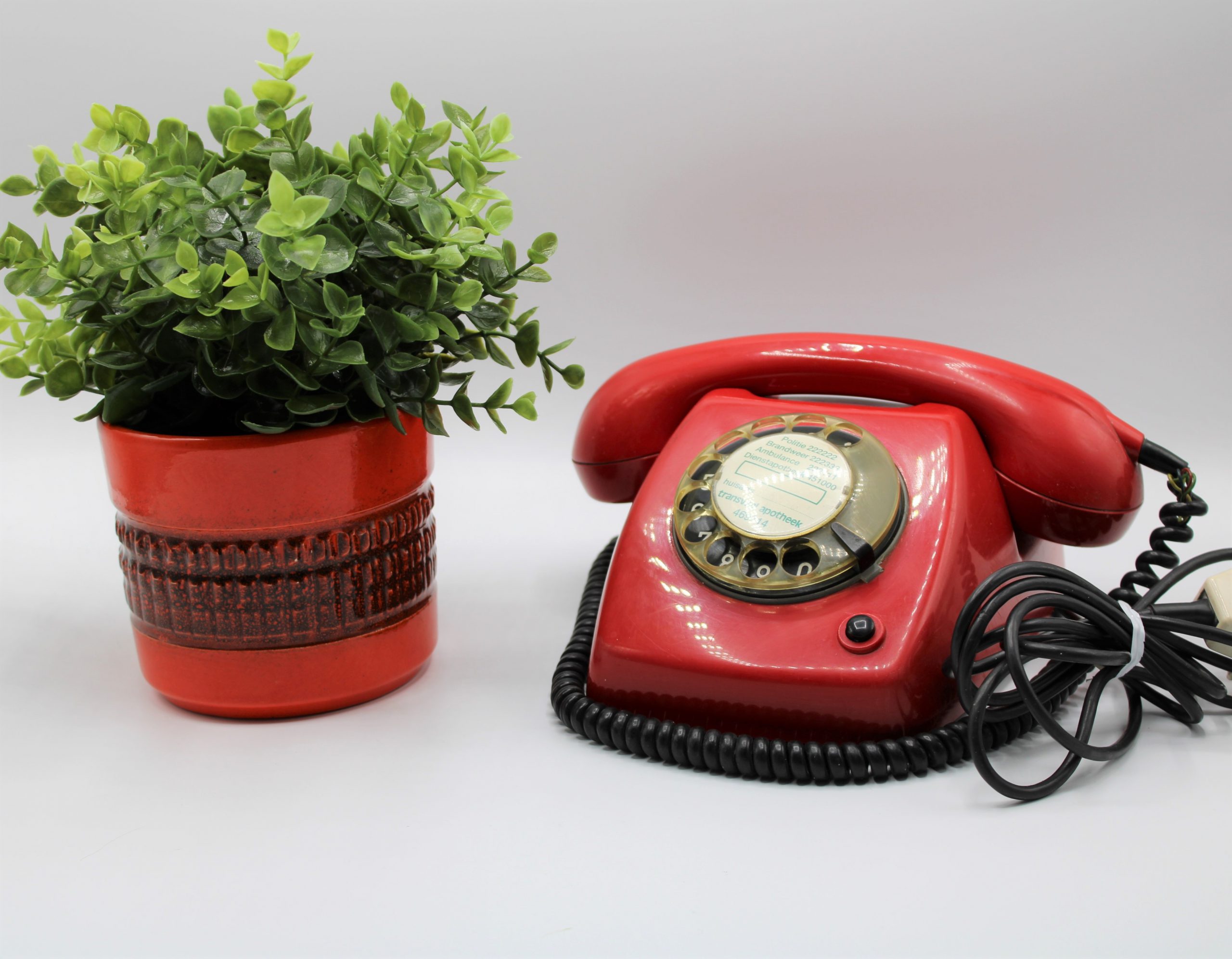 Vintage rode telefoon – Nonna's Vintage