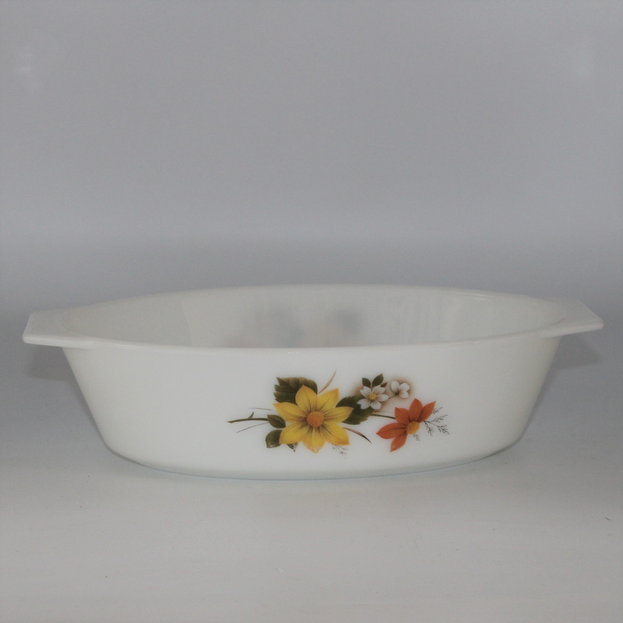 Vintage JAJ Pyrex ovale schaal England 1960 design Herfst – Nonna's Vintage
